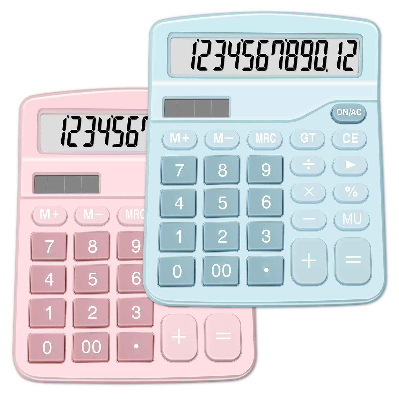 Calculators, Splaks 2 Pack Standard Functional Desktop Calculators Sola ...