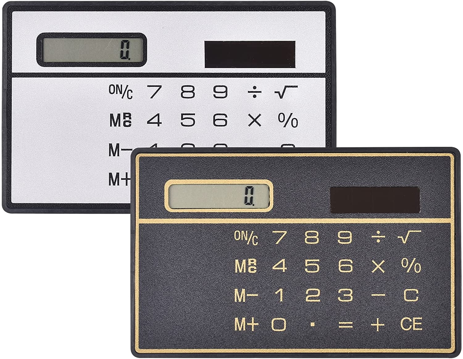 Calculators for Students - 8 Digit Slim Solar Power Ultra Thin ...