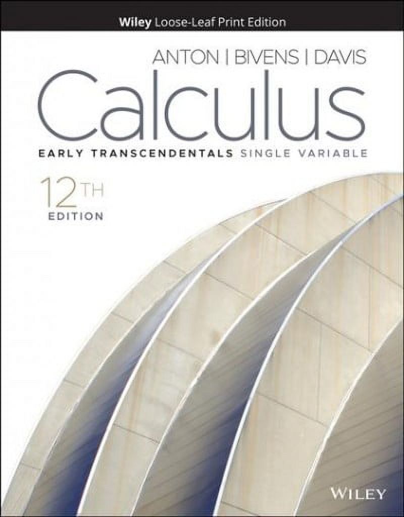 Calculus: Early Transcendentals Single Variable - Walmart.com