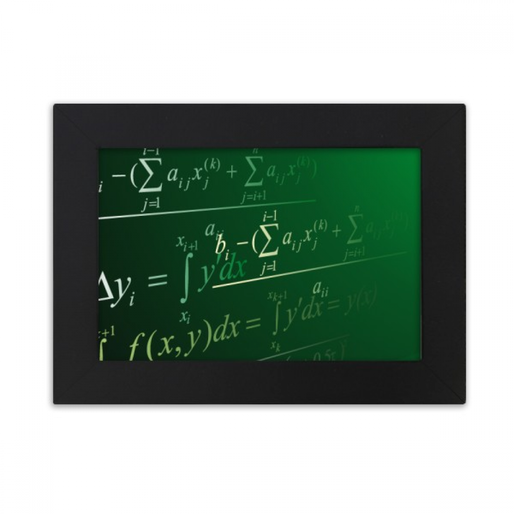 Calculus Mathematical Formulas Painted Stick Desktop Photo Frame ...