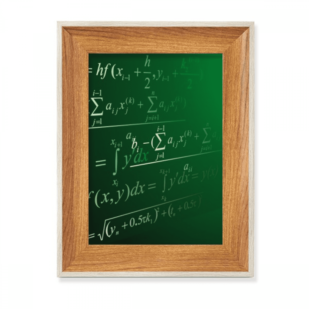 Calculus Mathematical Formulas Painted Stick Desktop Wooden Photo Frame ...