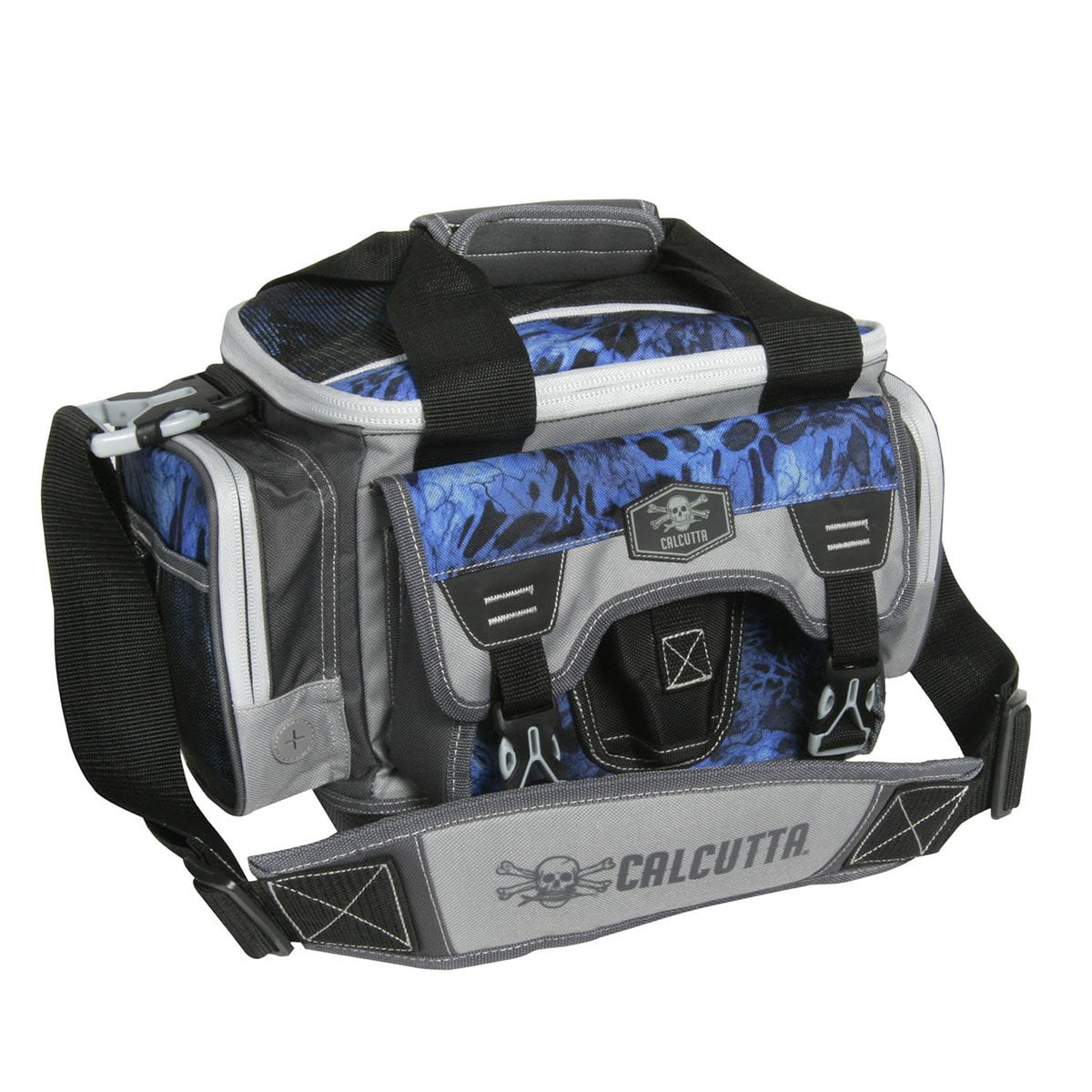 Calcutta 3600 Squall Camo Tackle Bag with 4 Trays, Blue Camo - Walmart.com