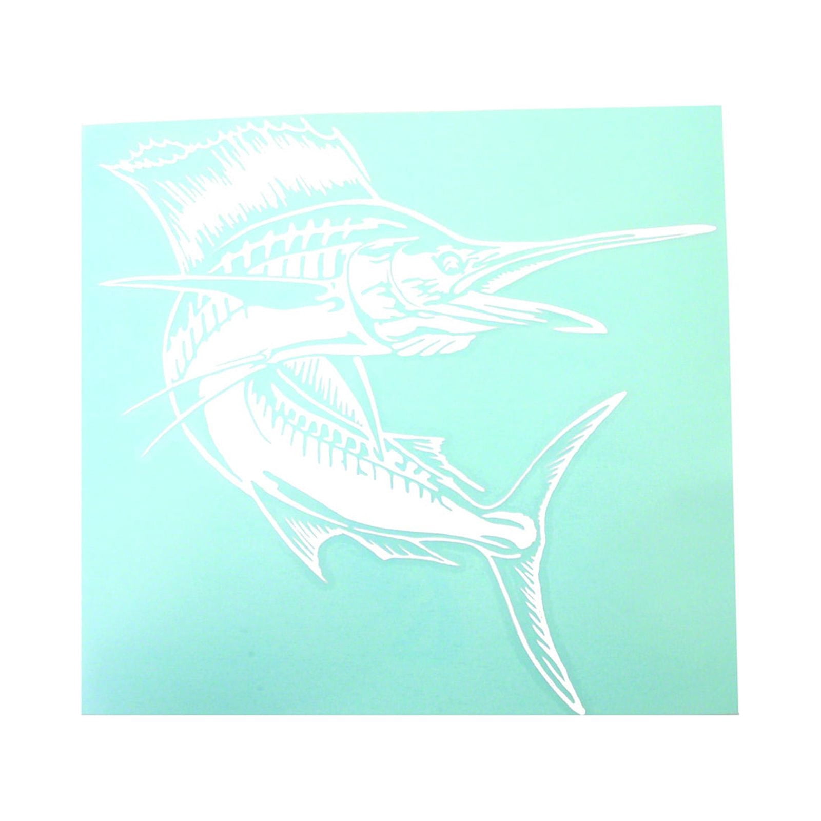 Calcutta Die Cut Decal Sailfish 7", LVECS003 - Walmart.com