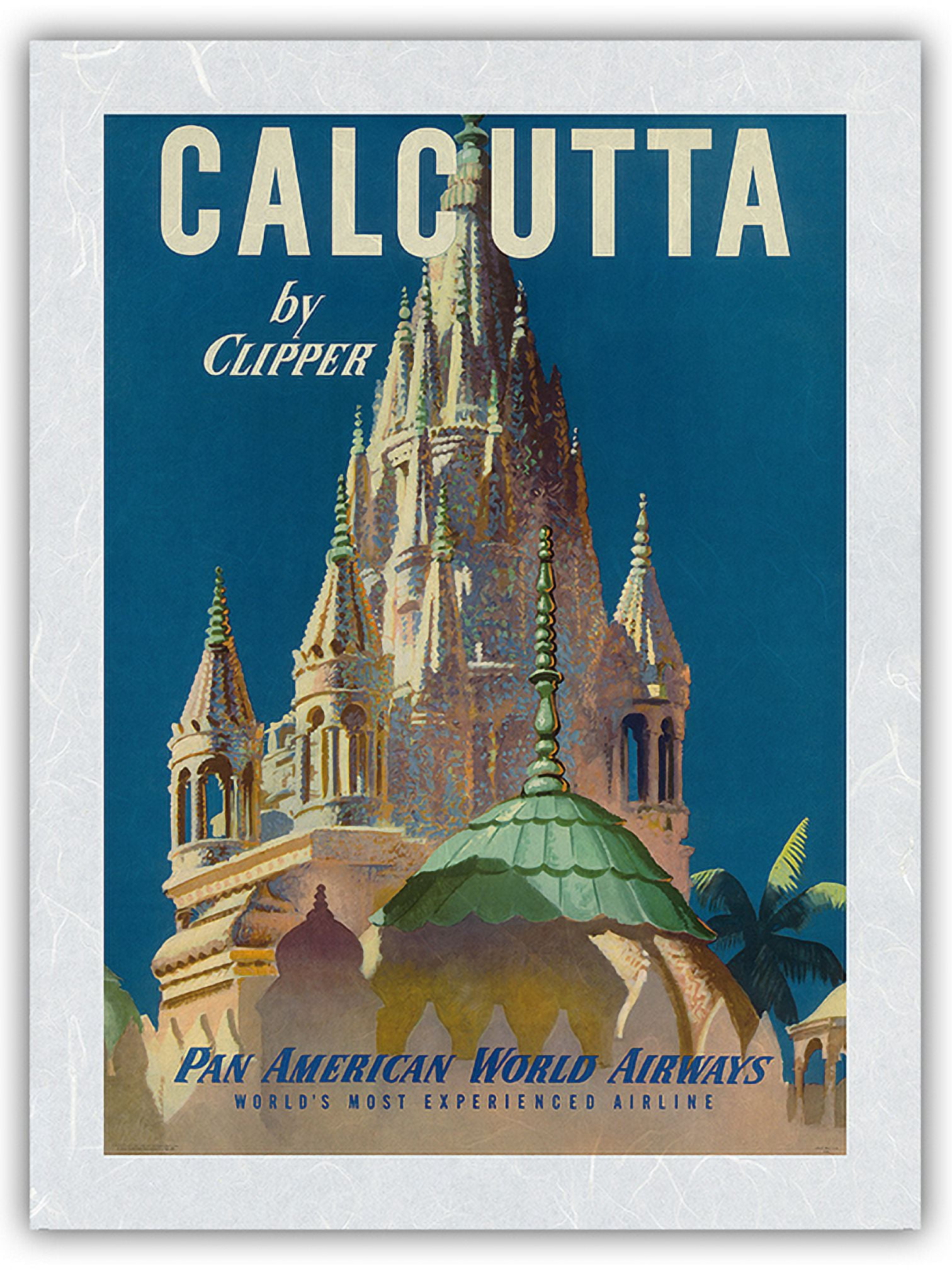 Calcutta India by Clipper - Pan American World Airways - Pareshnath ...