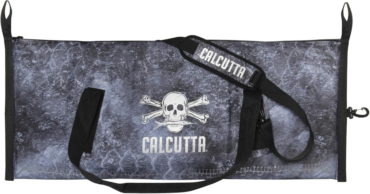 Calcutta Pack Fish Cooler, 40"x16", Built in Ruler, Mossy Oak Cloudbank ...
