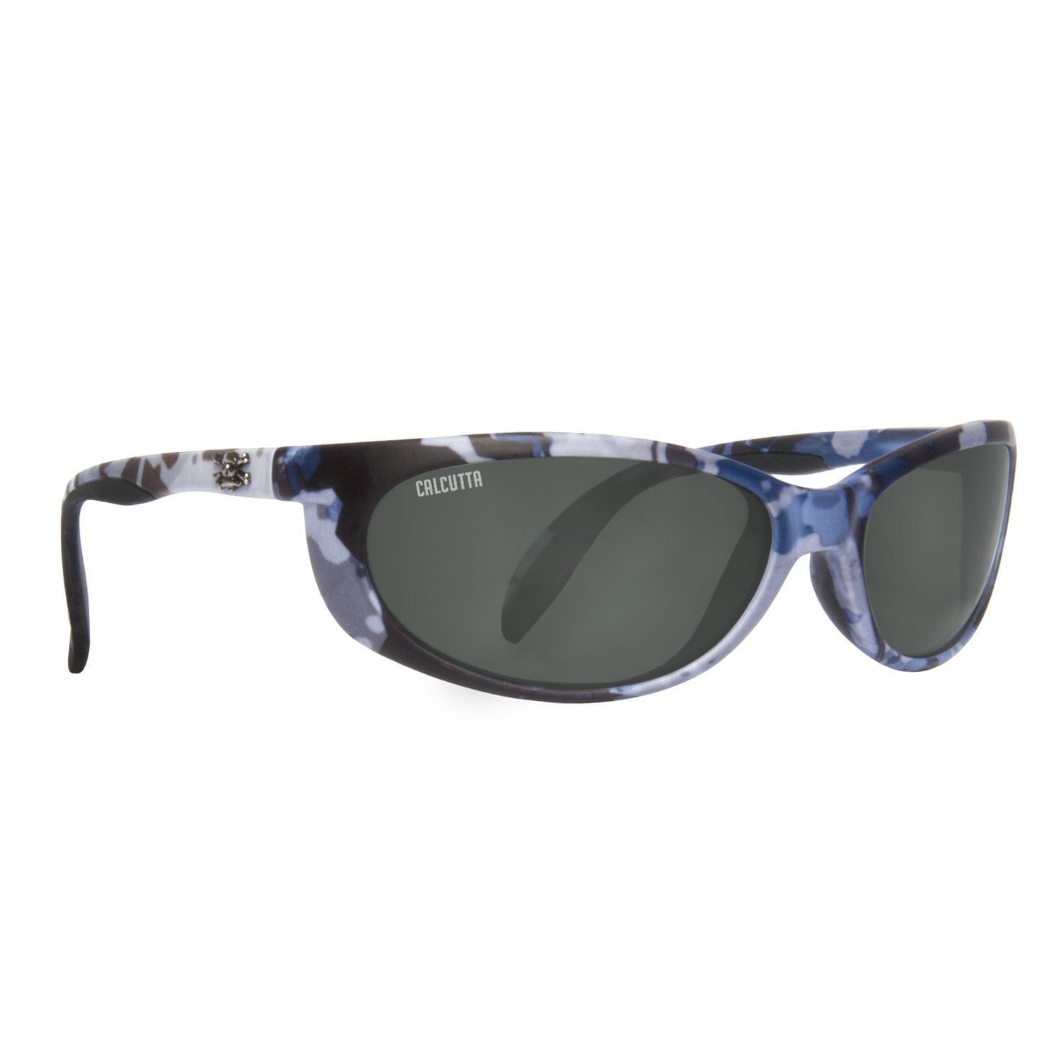 Calcutta Smoker Polarized Sunglasses True Timber/Blue Camo/Gray Lens ...