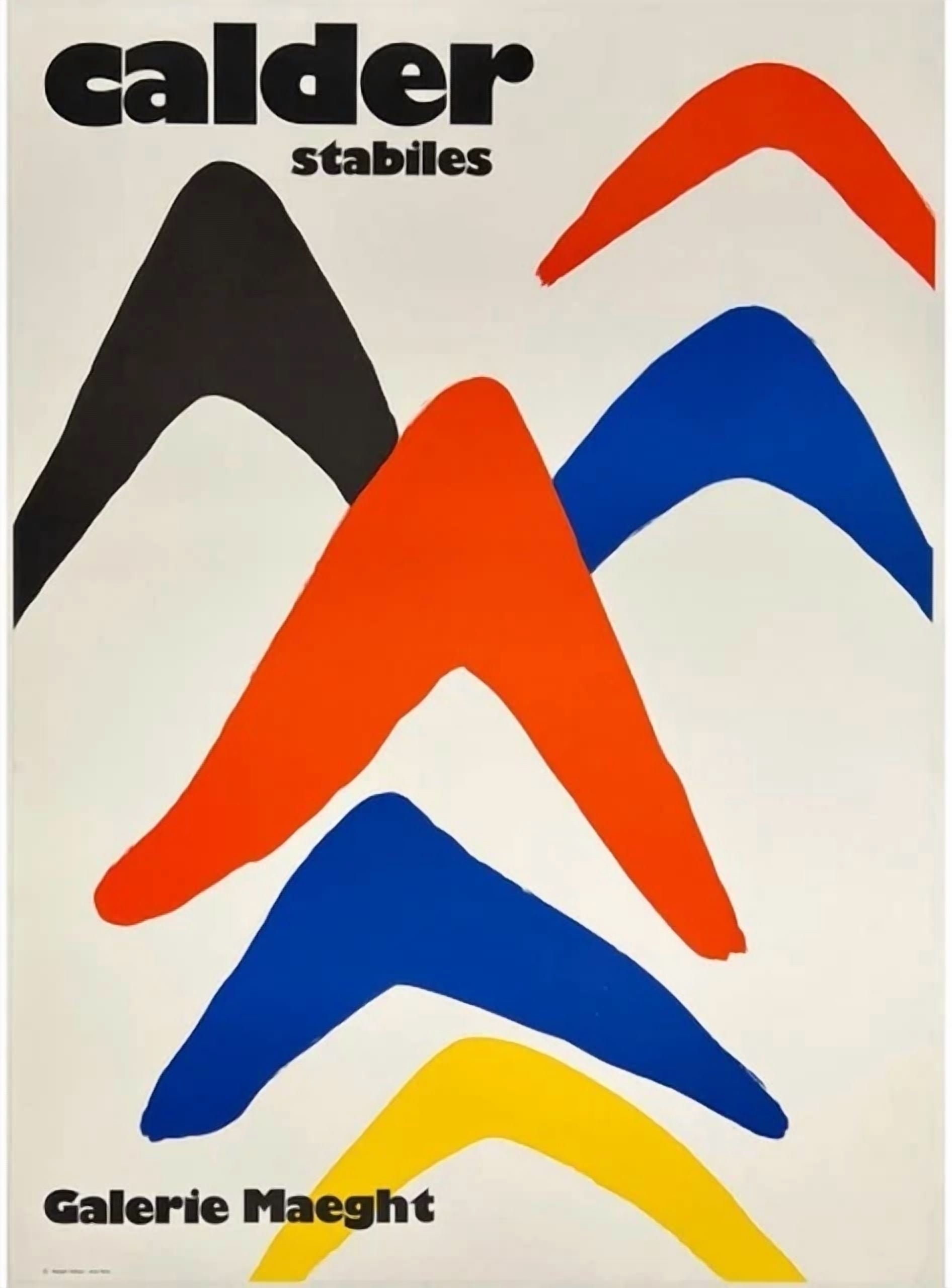 Calder Stabiles - Galerie Maeght Poster Art Home Decor Vintage Gift ...