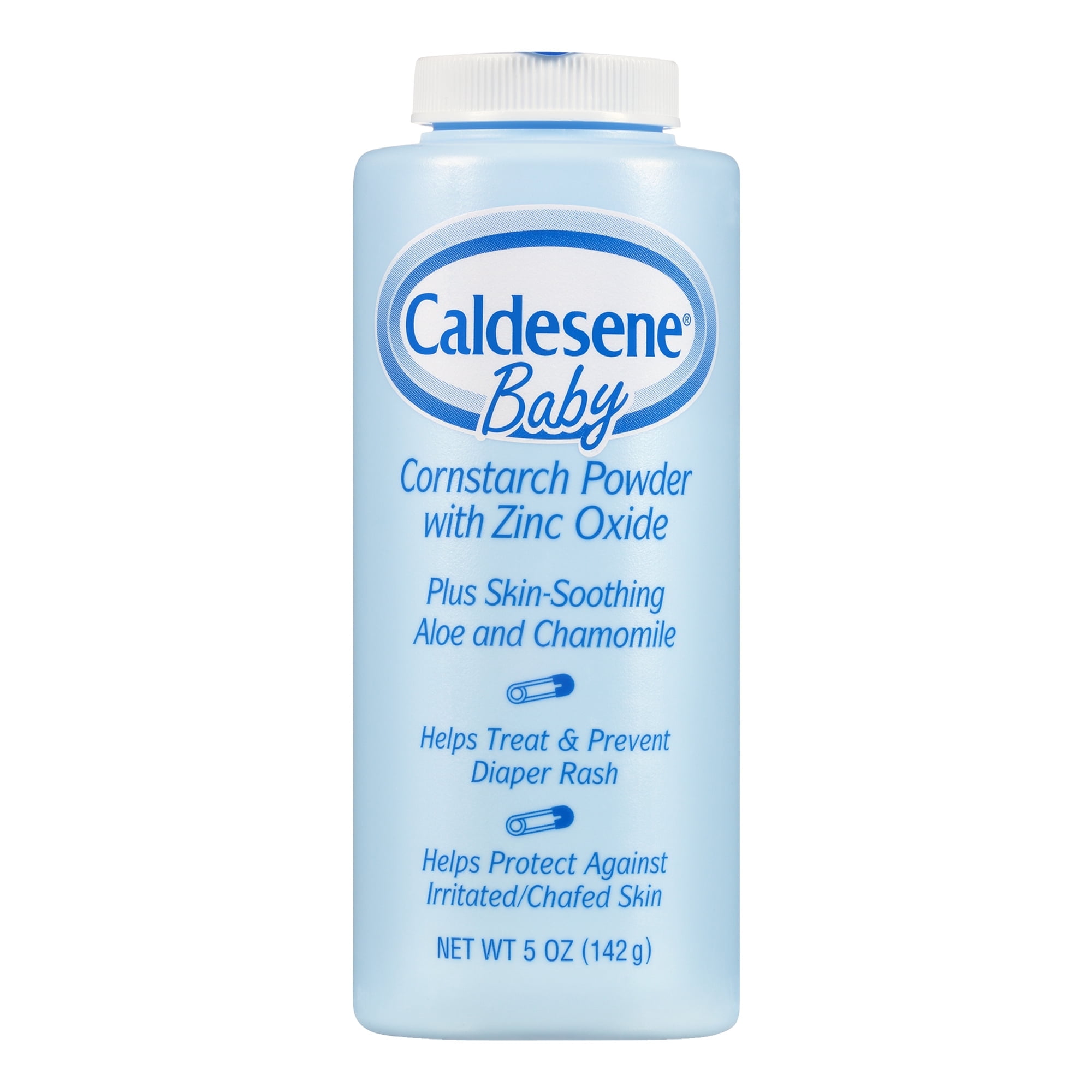 Caldesene Talc-Free Cornstarch Baby Powder with Zinc Oxide, Diaper Rash ...