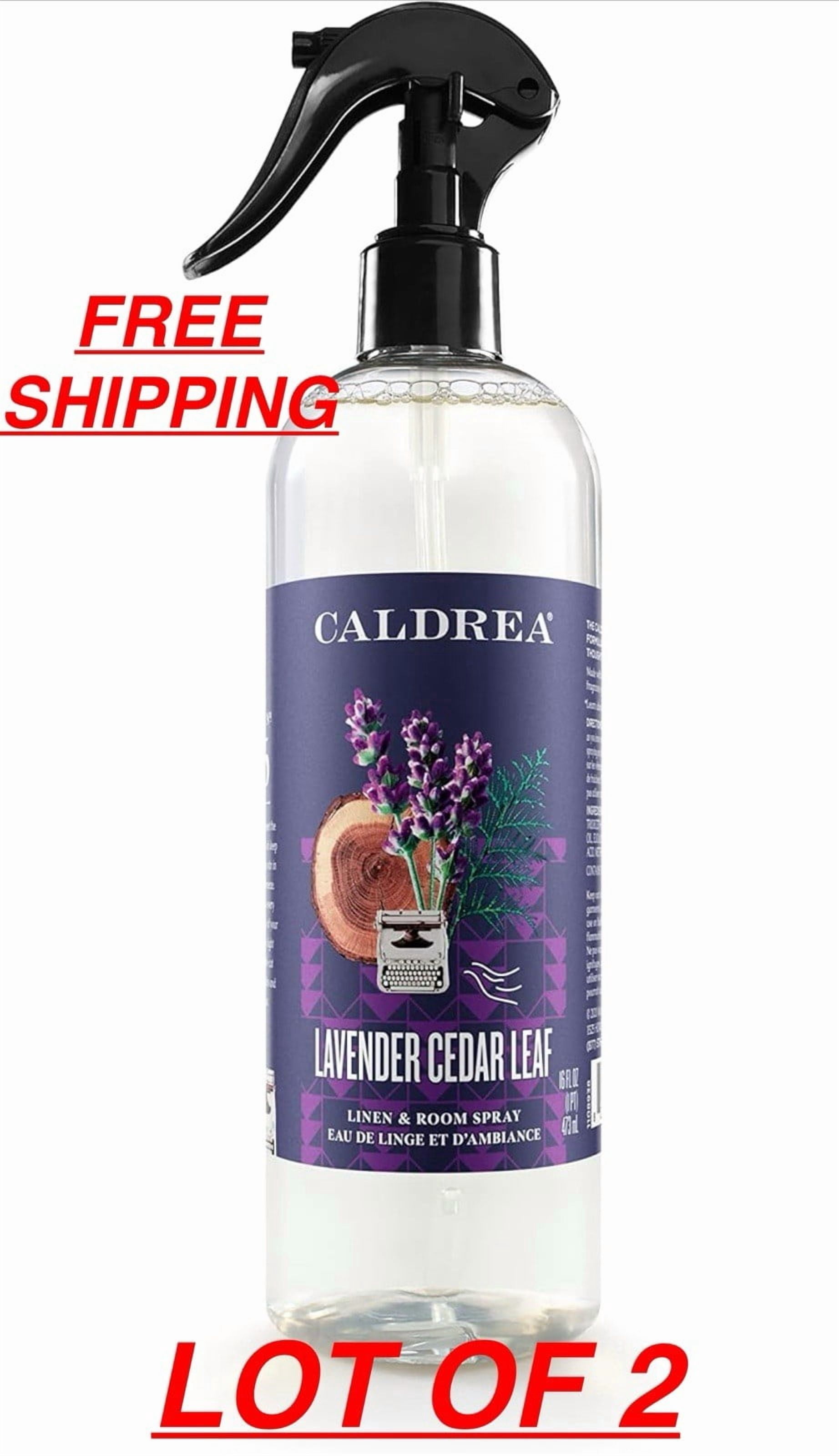 Caldrea Linen & Room Spray, LAVENDER CEDAR LEAF - 16 fl oz ( 2 pc ...