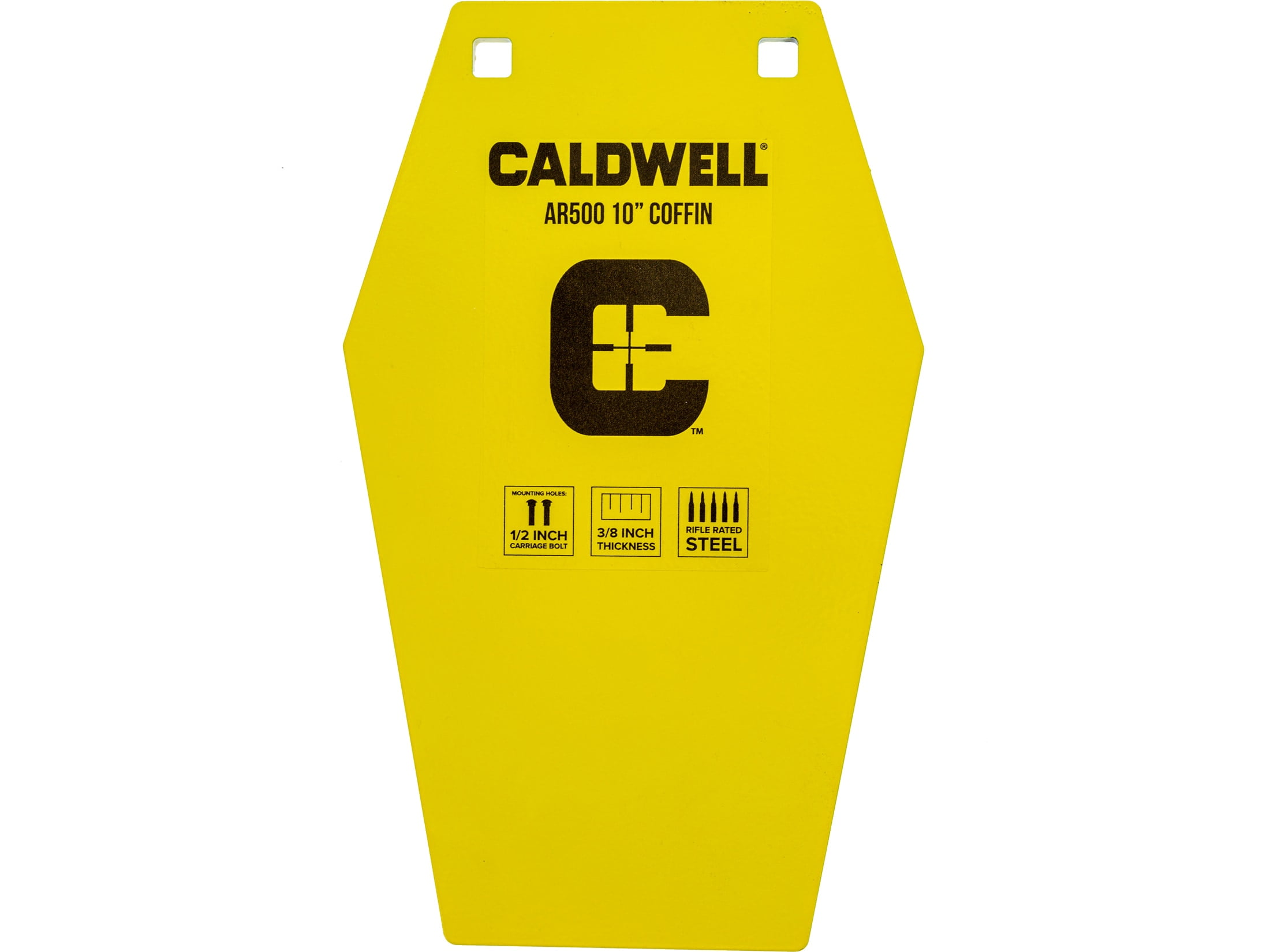 Caldwell 10" Coffin 3/8" AR500 Steel Target - Walmart.com