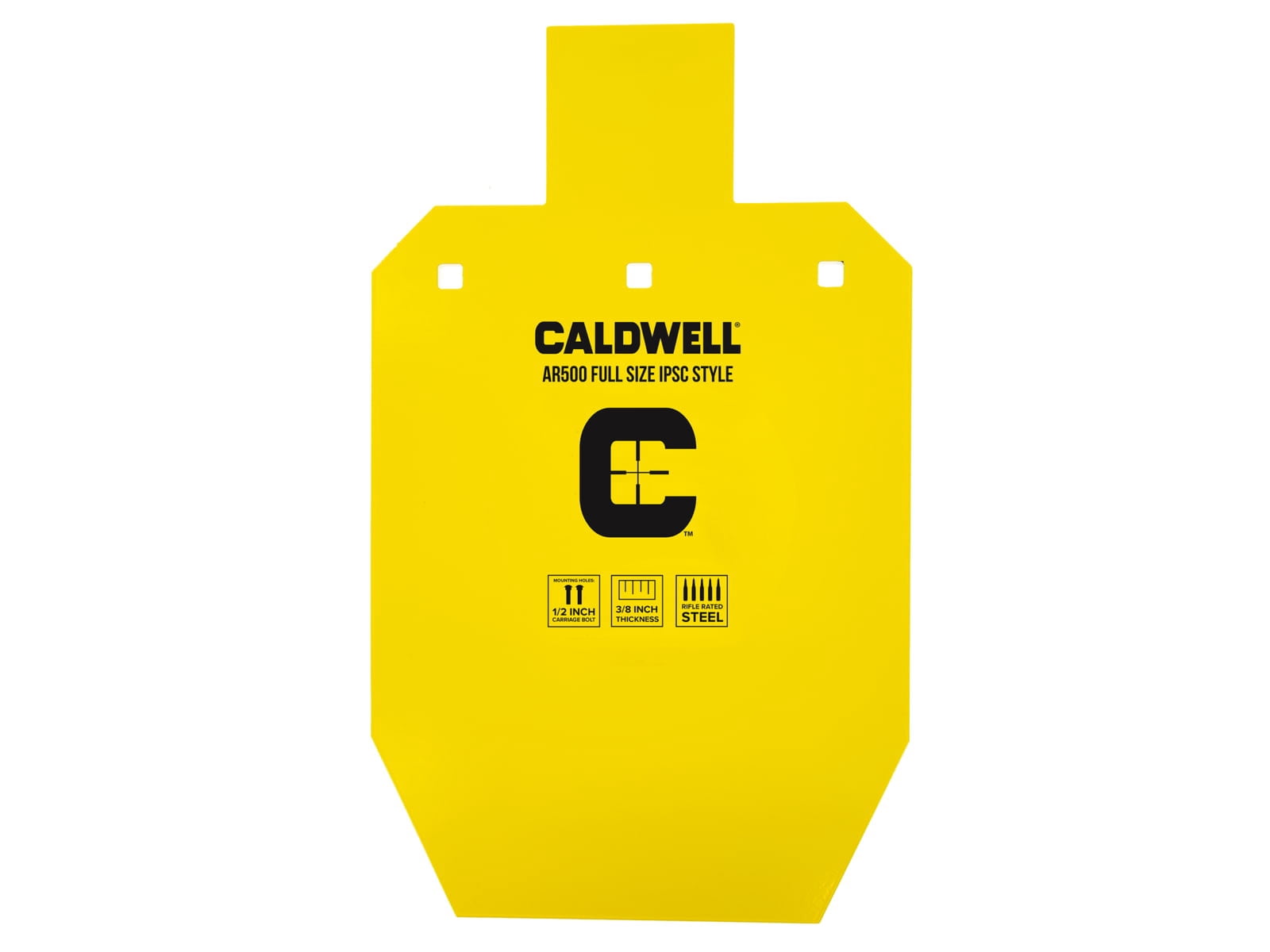 Caldwell AR500 IPSC Steel Targets - Full Size - Walmart.com