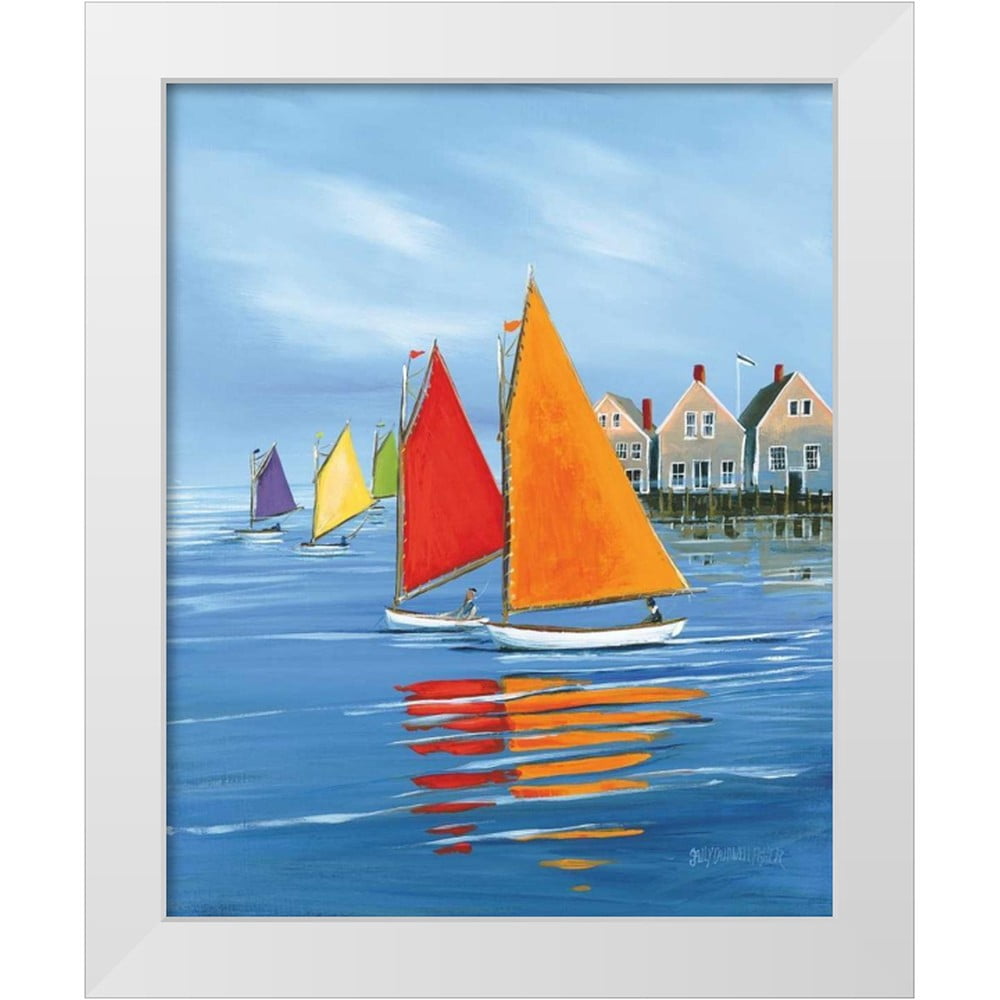 Caldwell Fisher, Sally 15x18 White Modern Wood Framed Museum Art Print ...