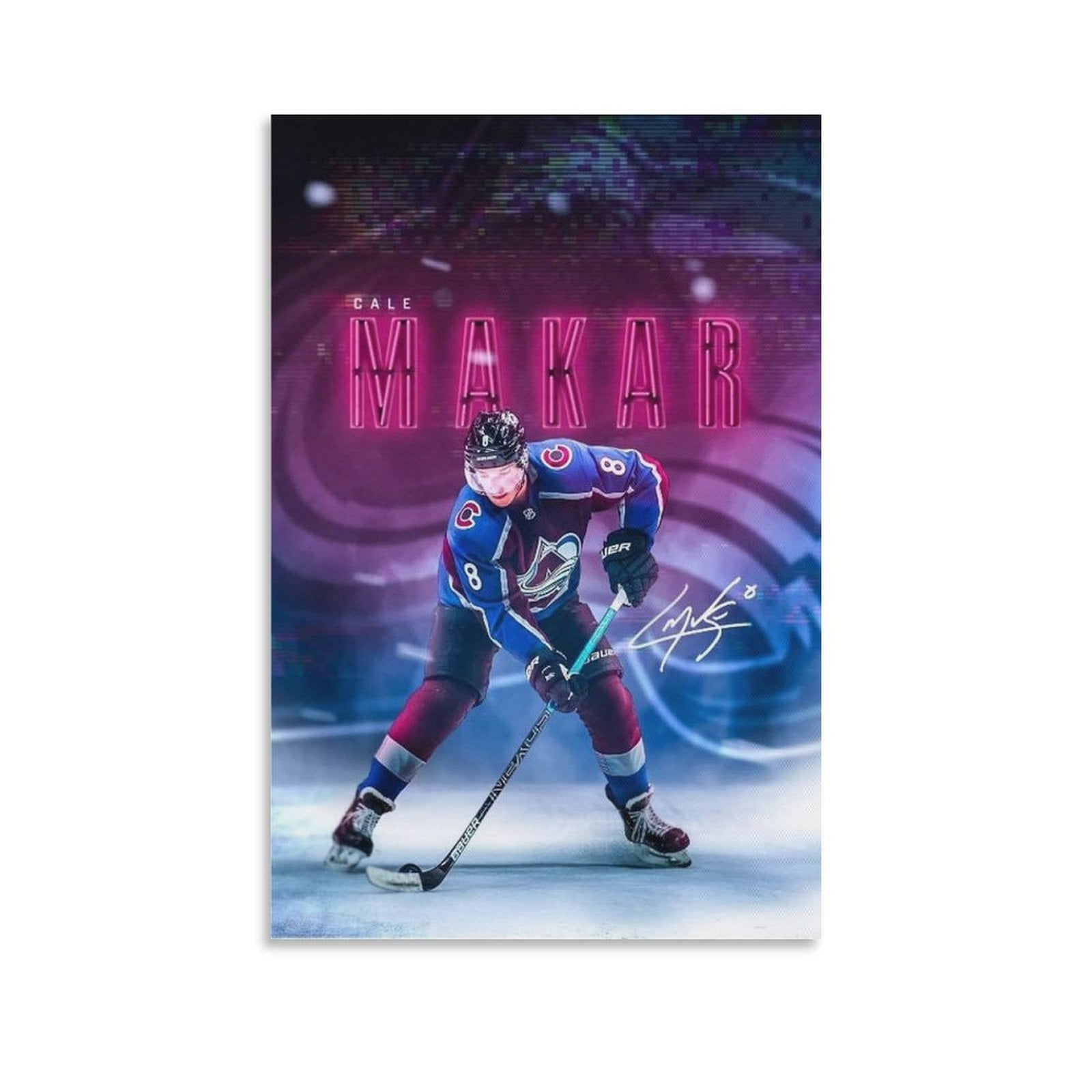 Cale Makar Poster Poster Decorative Painting Canvas Wall Art Living ...