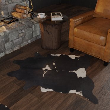 Lucas Faux Cowhide Accent Rugs - Walmart.com