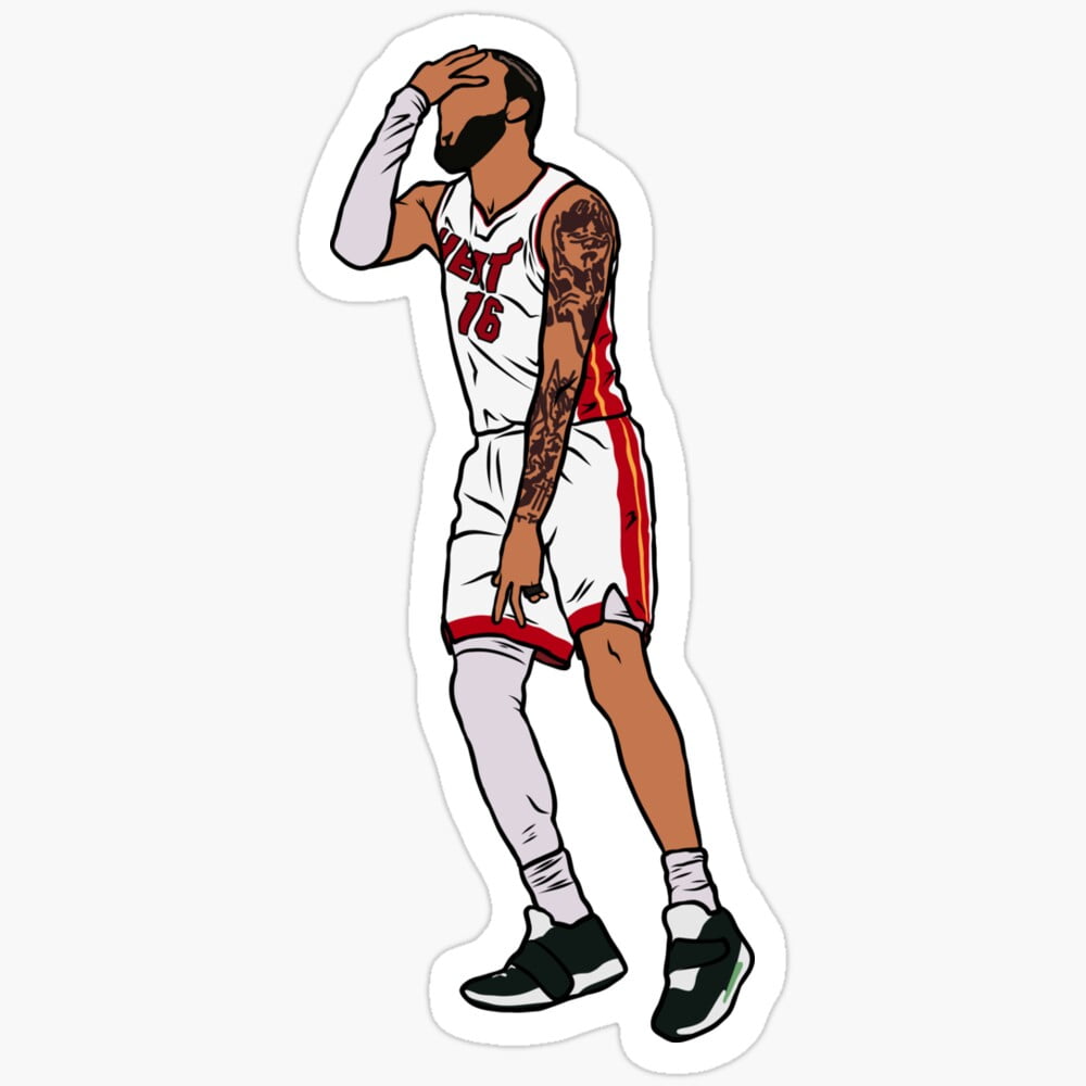 Caleb Martin 3 Point Celebration Sticker Phone Decal Water Bottle ...