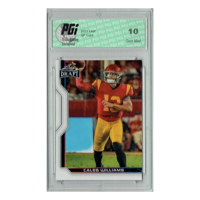 Caleb Williams 2023 Leaf Football #B1-2 Special Edition Rookie Card PGI ...