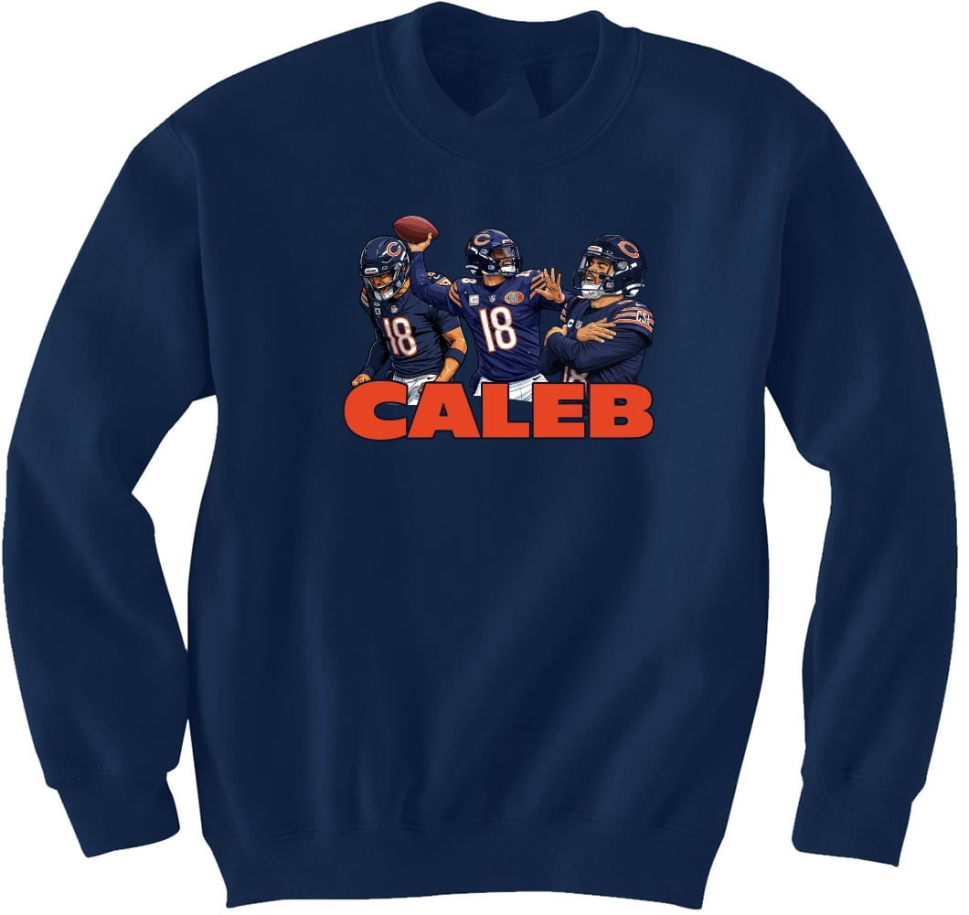 Caleb Williams Collage Chicago Crew Neck Sweatshirt - Walmart.com
