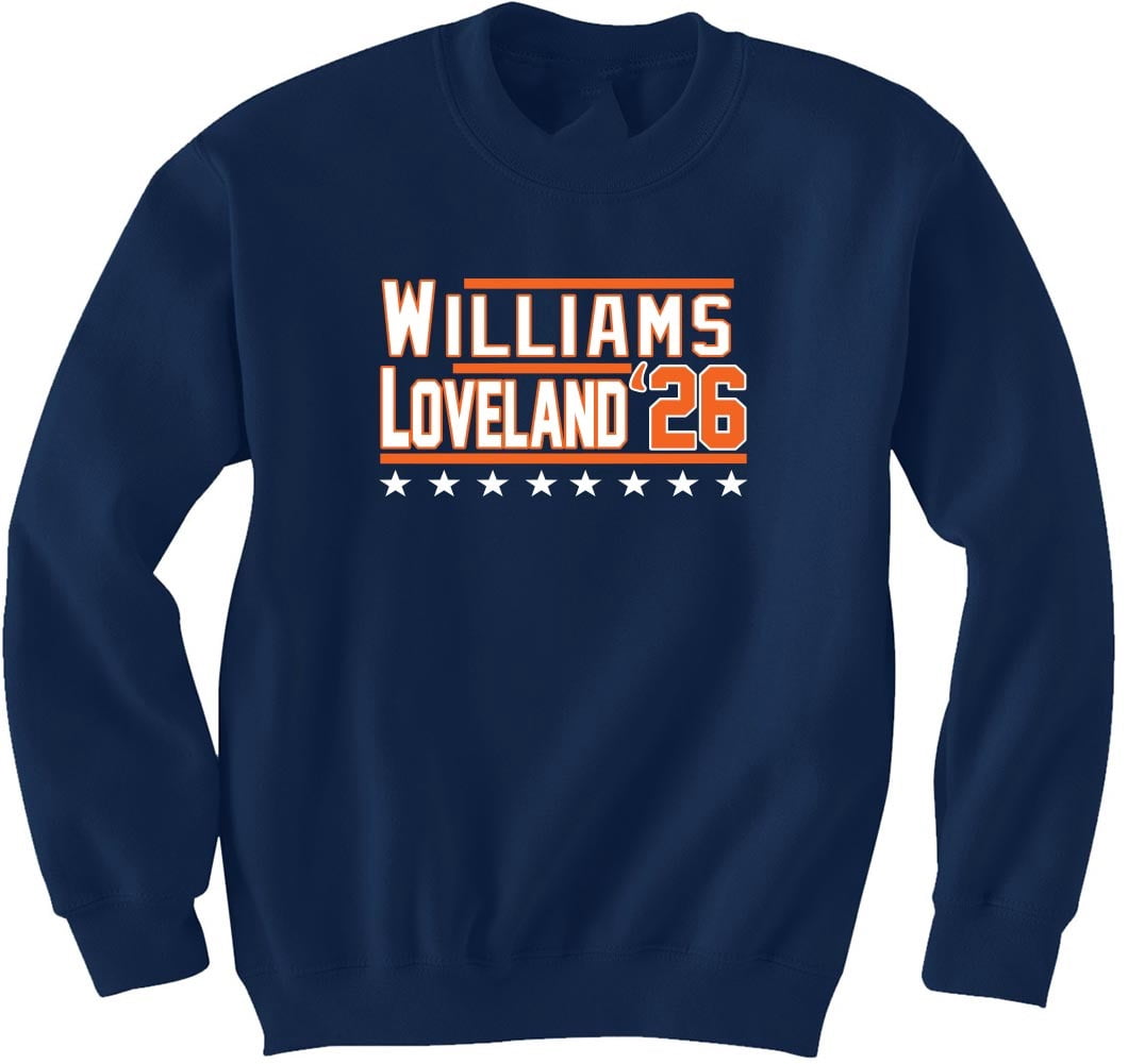 Caleb Williams Colston Loveland 2026 Chicago Crew Neck Sweatshirt ...