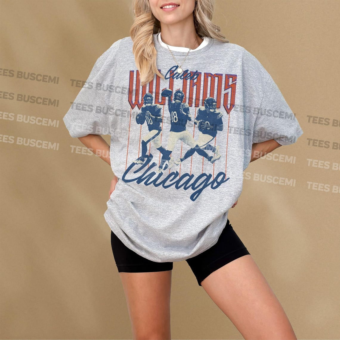 Caleb Williams Shirt, Vintage Chicago Football, Williams Bootleg ...