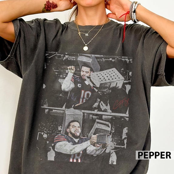 Caleb Williams Shredding Cheese Funny T-Shirt - Walmart.com