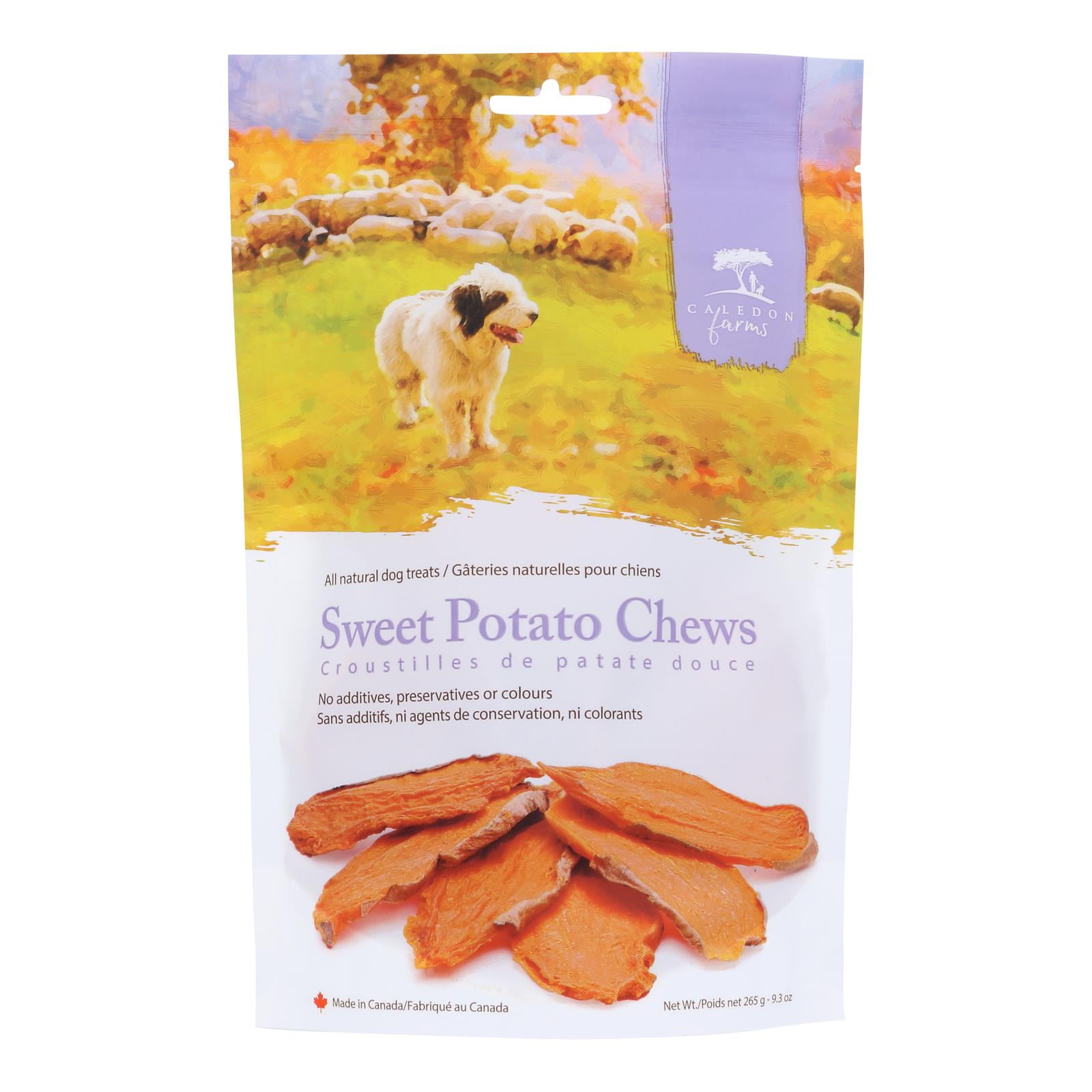 Caledon Farms Sweet Potato Flavor Natural Chews for Dog,9.3 oz. (4 ...