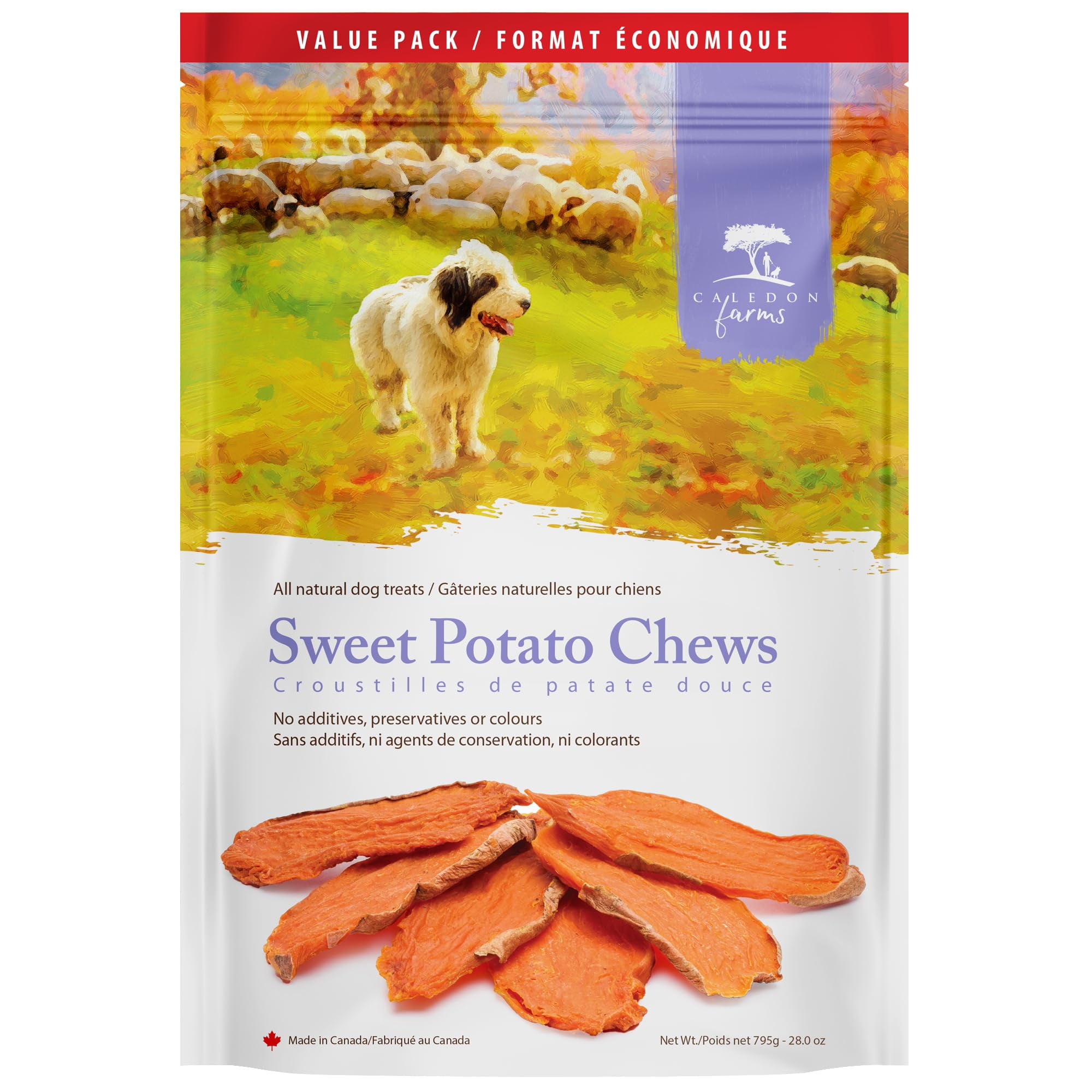 Caledon Farms Value Pack Sweet HYZ01 Potato Chews 28oz/795G - Walmart.com