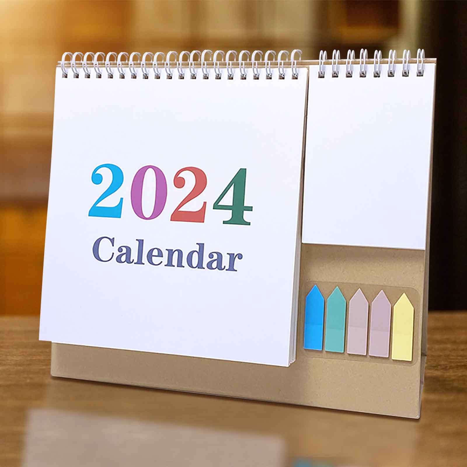Calendar 2024-2025 2024 English Desktop Calendar, Schedule Planning And ...