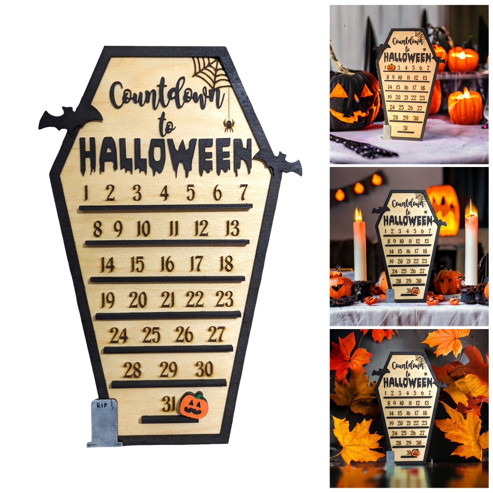 Calendar 2024-2228 Countdown Coffin Calendar Shaped Countdown Calendar ...