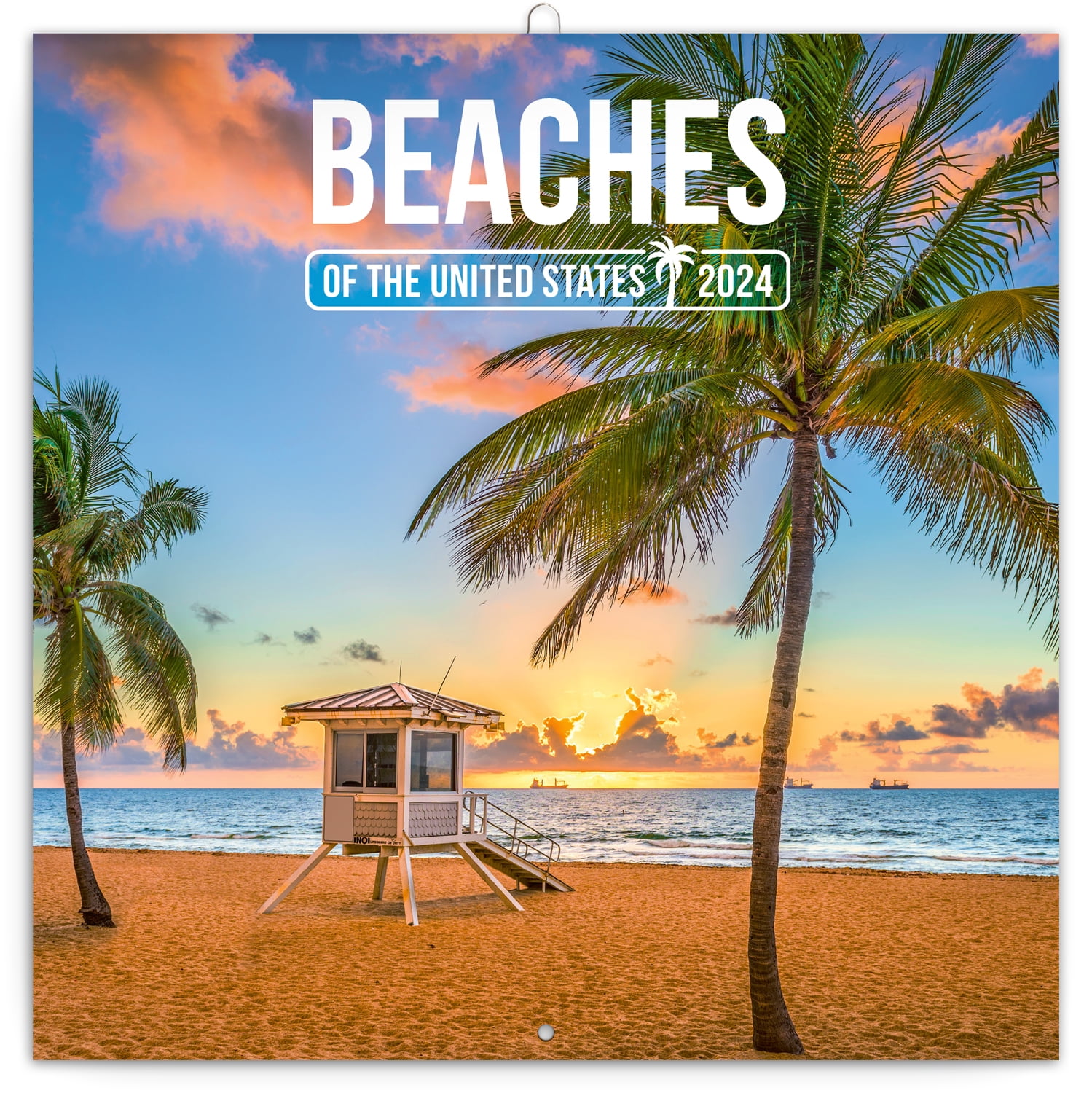 2024 U.S. Beaches Wall Calendar, 16-Month, Sep 2023 - Dec 2024, 12x12 ...