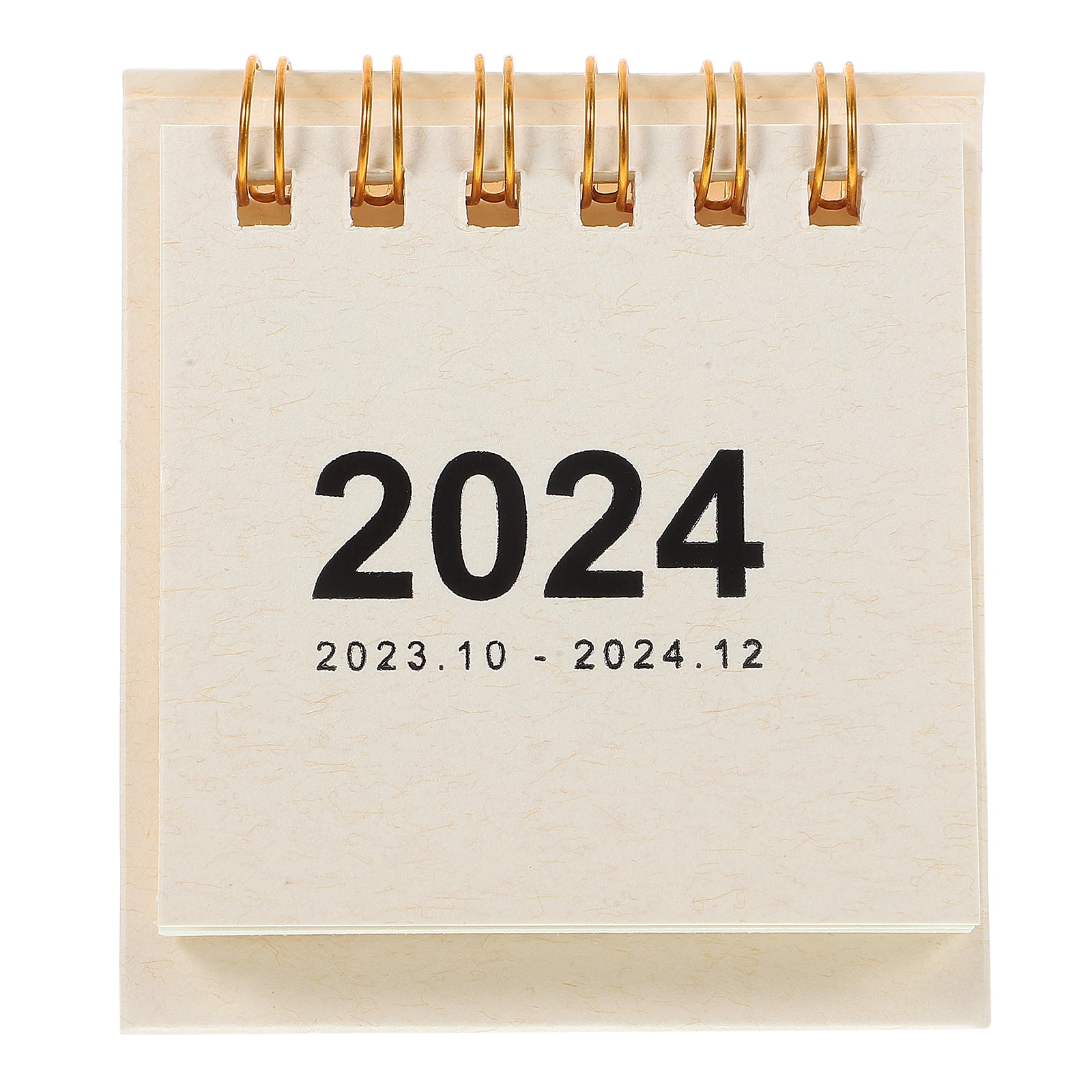 Calendar 2024 Desk Desktop Home Décor Calendars Pocket Flip for Monthly ...