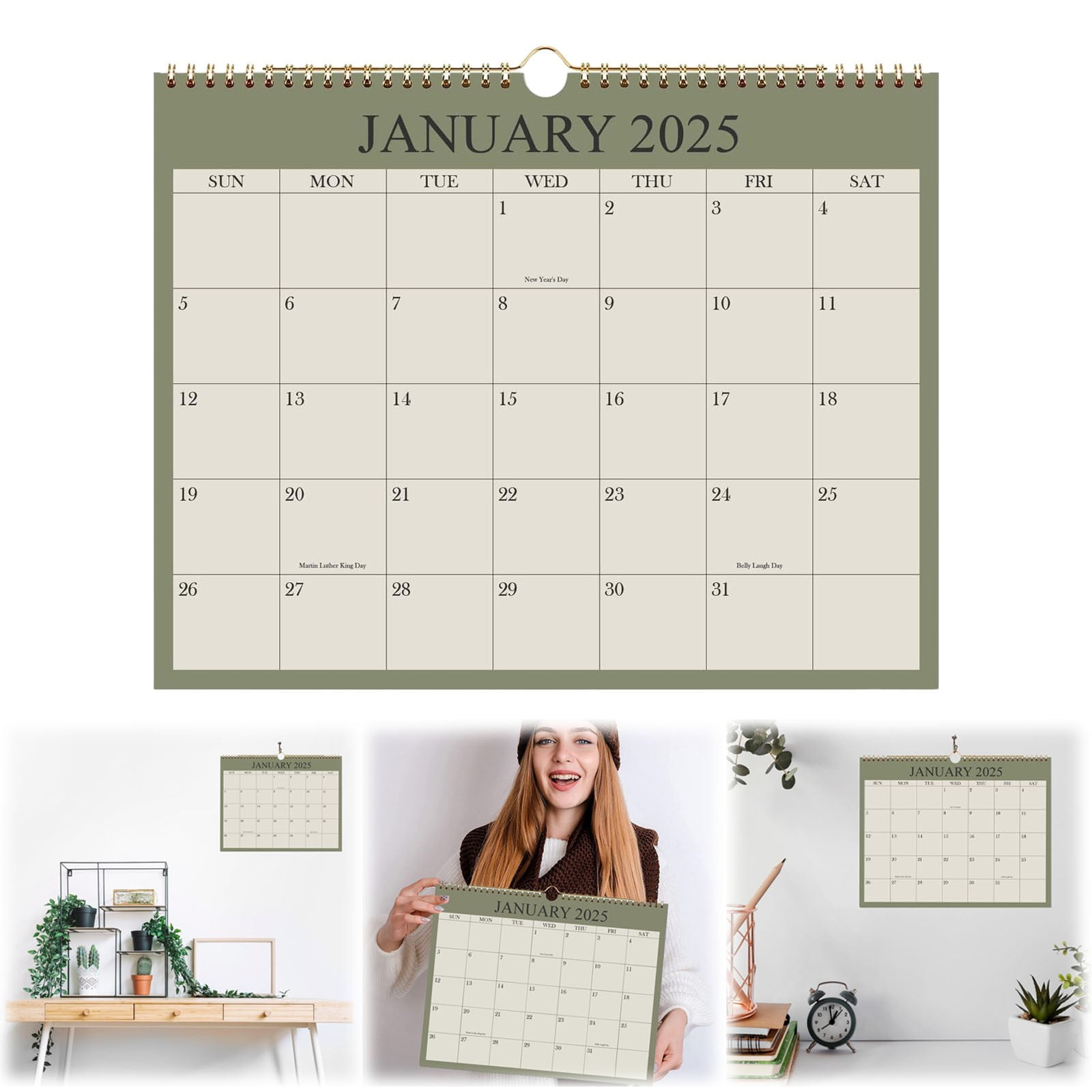 Calendar 2025 Wall Calendar 2025 2026 From January 2025 2026 18 Months ...