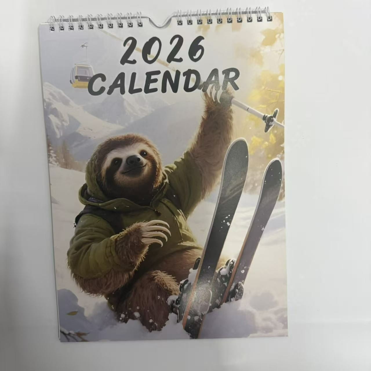 Calendar 2026, 2026 Desk Calendar, Small Calendar 2026 Cute Sloth ...