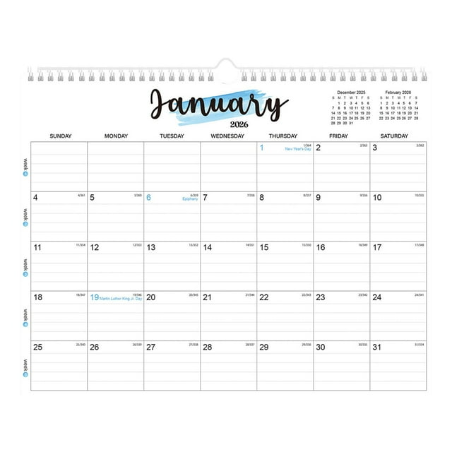 Calendar 2026-2027, Wall Calendar 2026-2027 From January 2026 To June ...