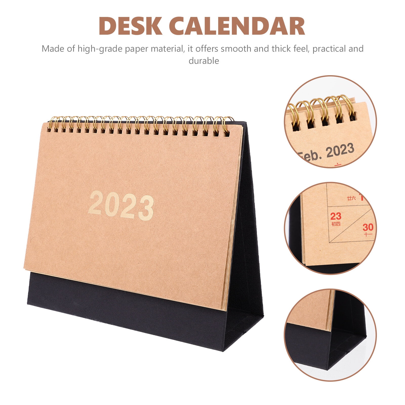Calendar Desk 2023 Small Calendar Desktop Planner Standing 2022 ...