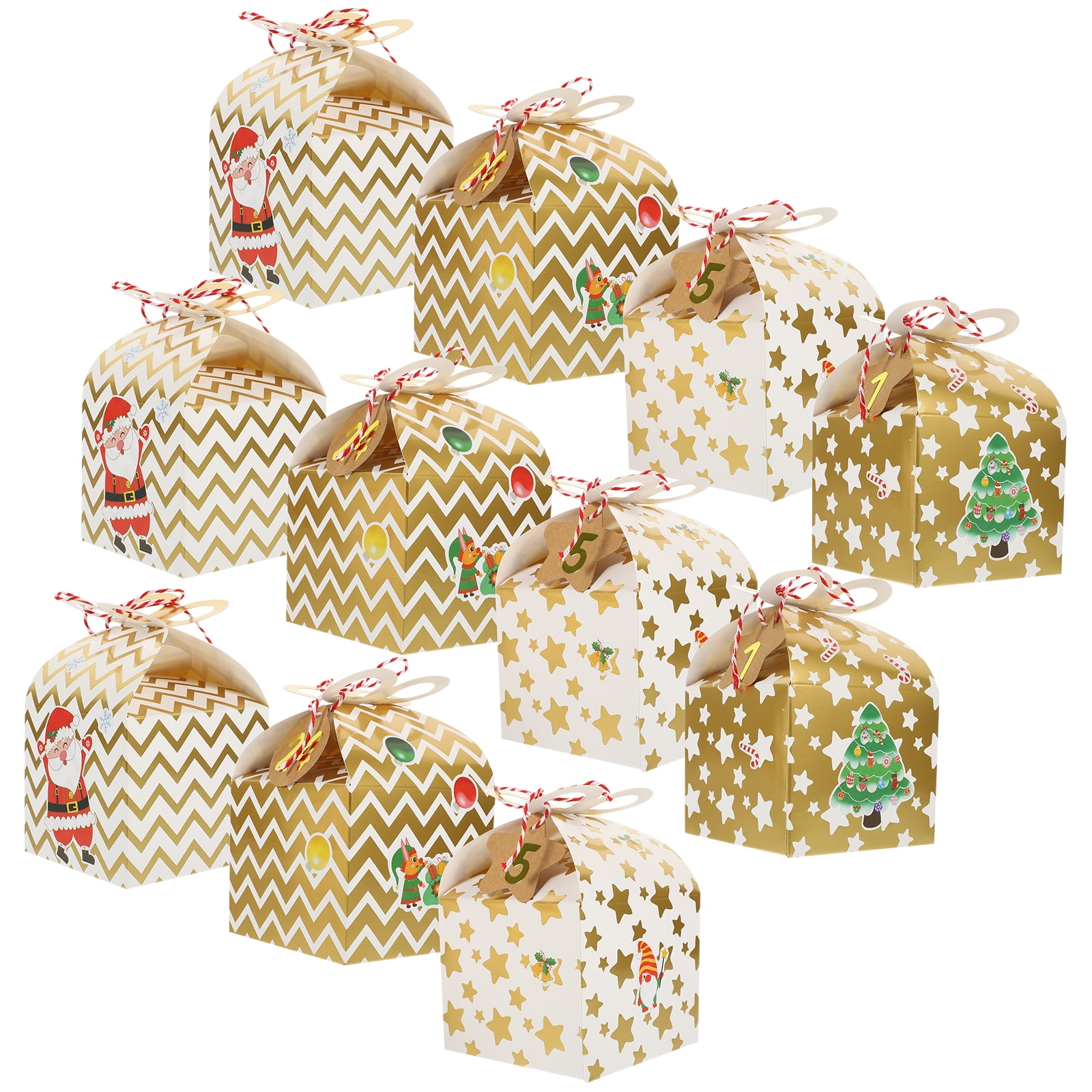 ifundom Holiday Candy Boxes Paper Candy Boxes Assorted Color 24Pcs for ...