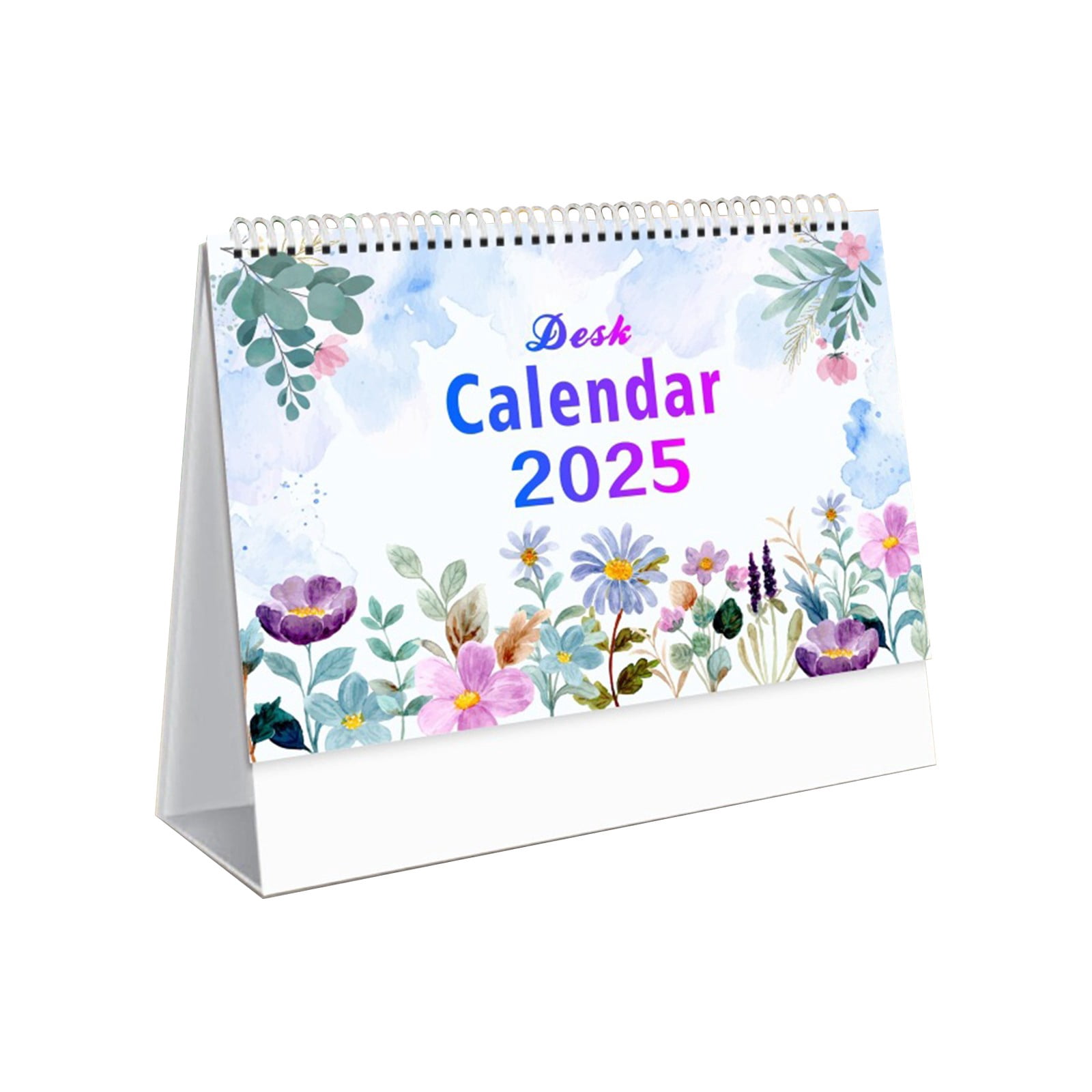 Calendar Gifts Small Desk Calendar Floral Desktop Standing Calendar ...