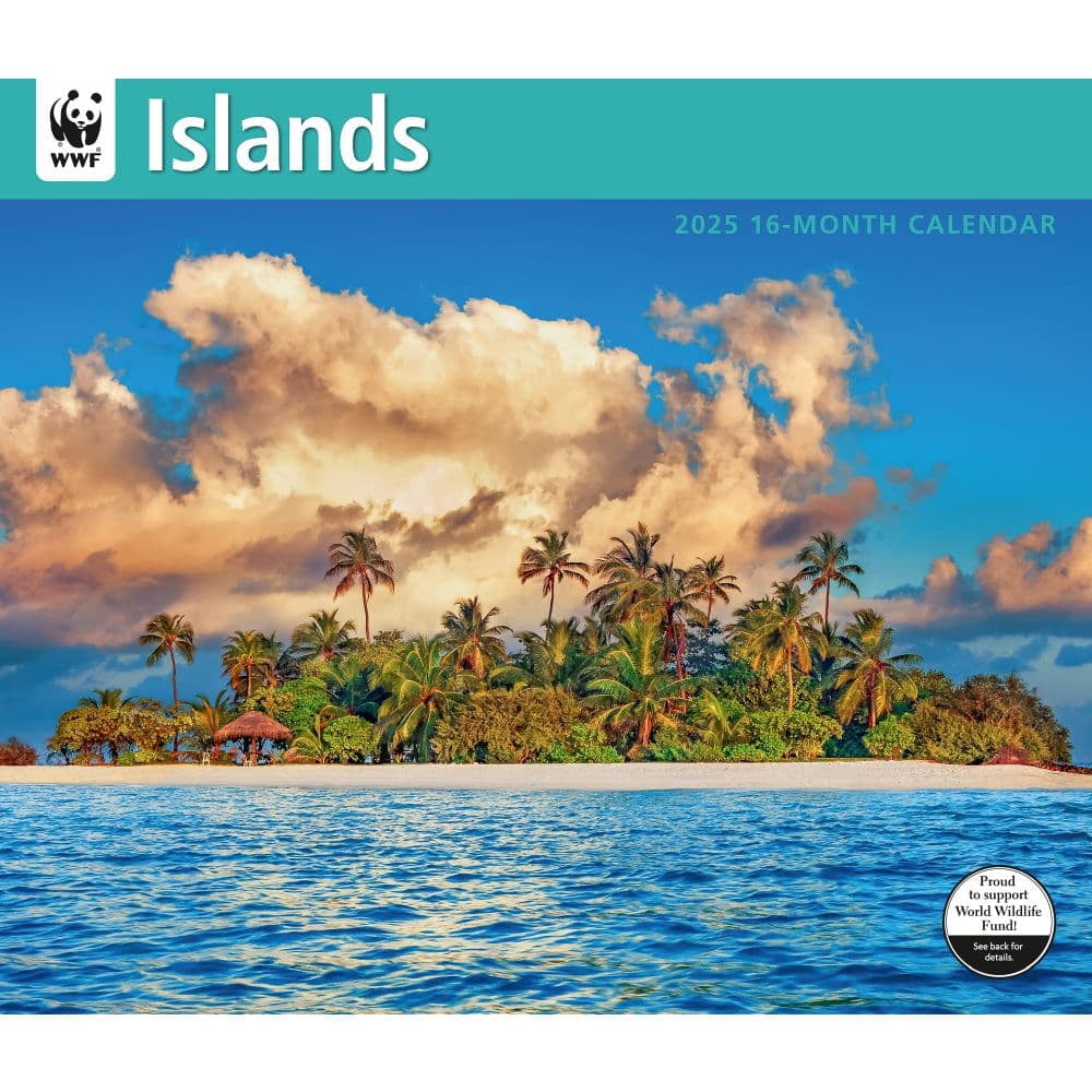 Calendar Ink, Islands WWF 2025 Wall Calendar - Walmart.com