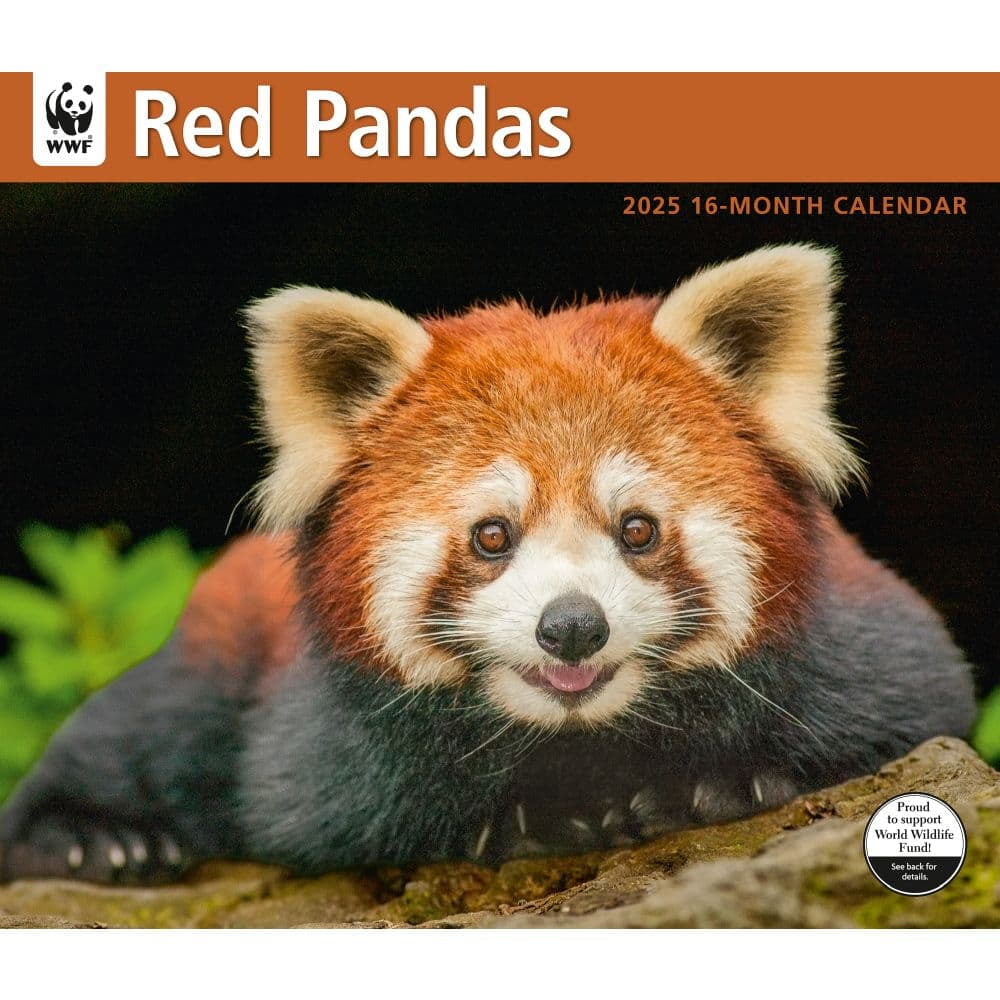 Calendar Ink, Red Pandas WWF 2025 Wall Calendar - Walmart.com