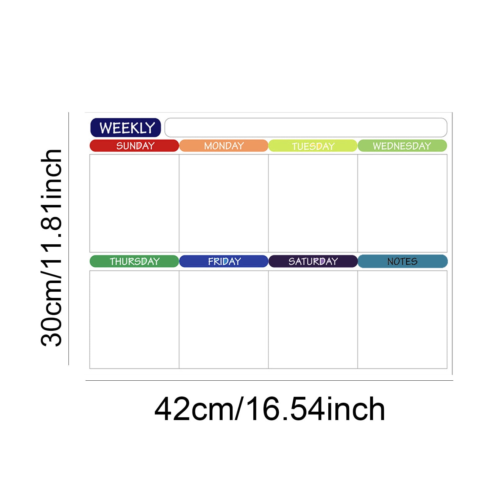 Calendar Planner Fridge Weekly Whiteboard Monthly Board Refrigerator ...