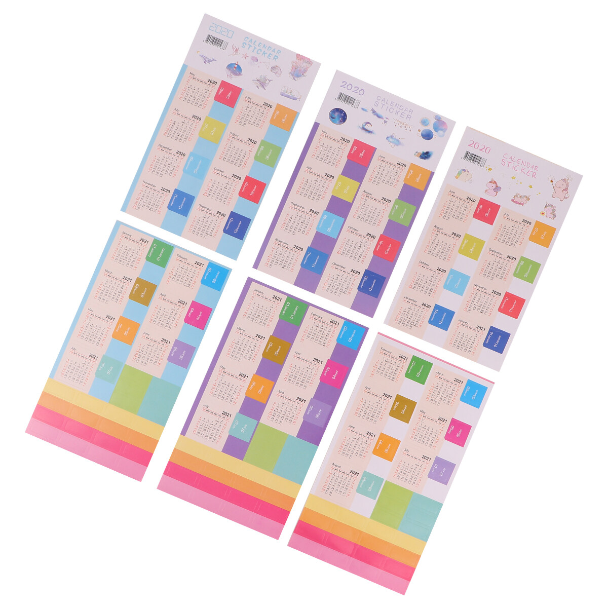 Calendar Sticker Calendars Calendar Label Sticker White Board Calendar ...