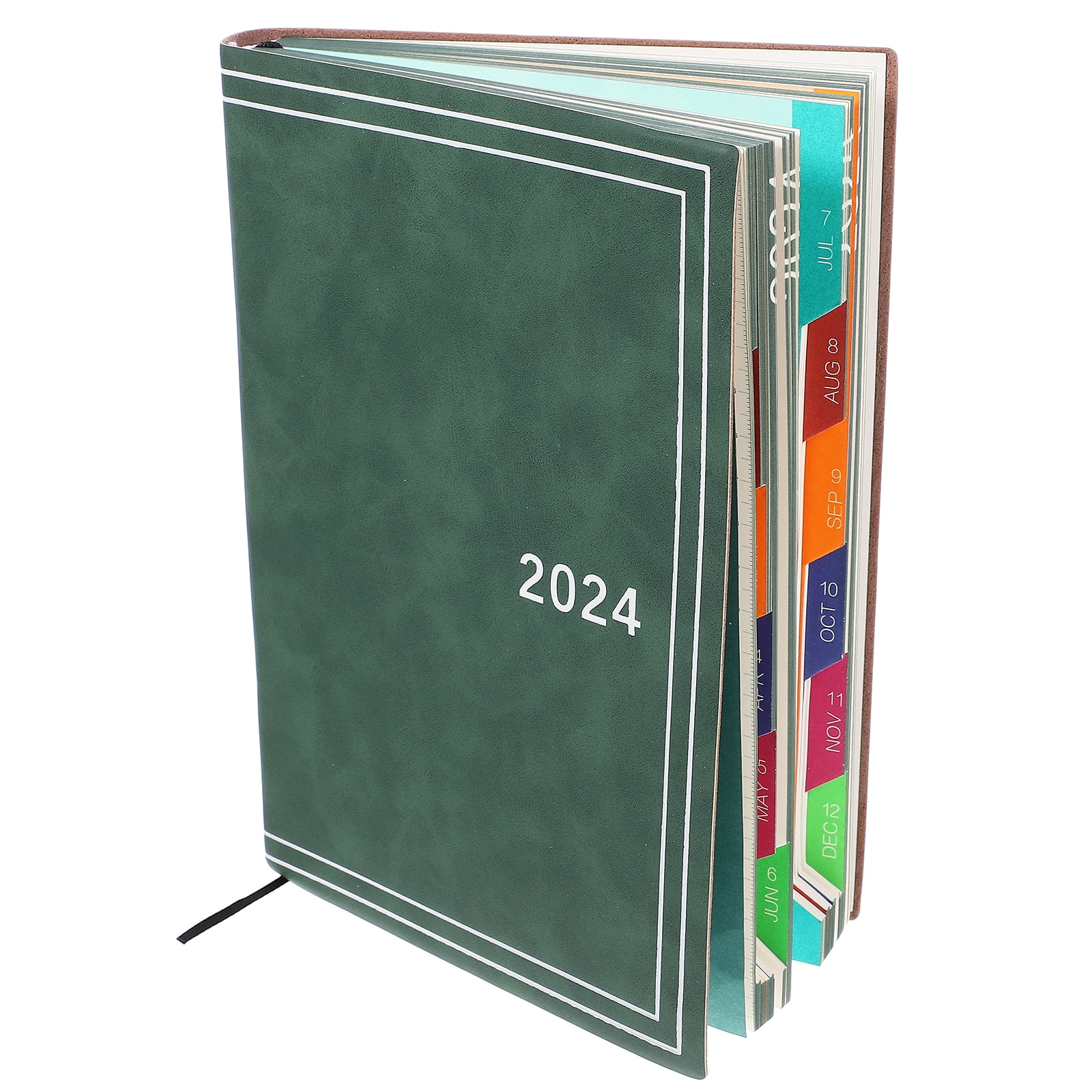 Calendars 2024 Agenda Book Yearly Planner Notebook Pocket to Do List ...