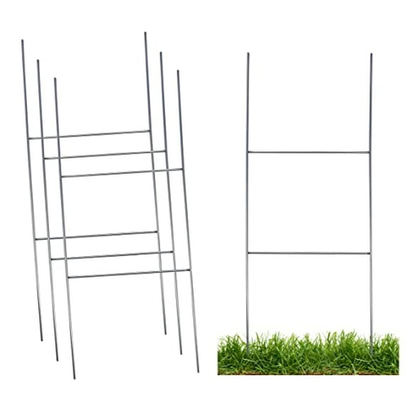 Calendars & More Inc. Sturdy Metal Wire Step Stake Frame For Yard Signs ...