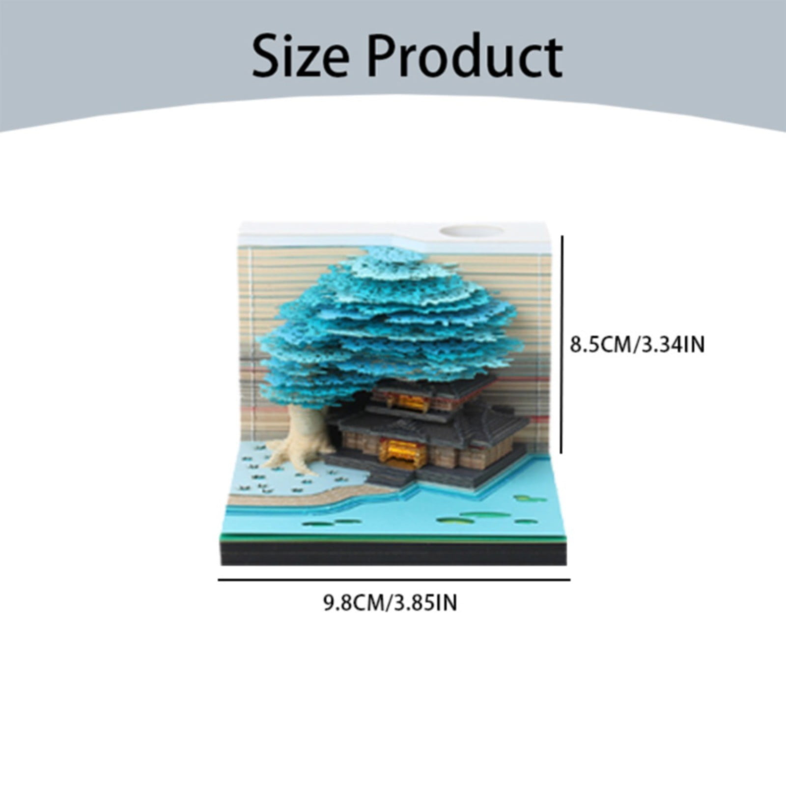 Calender! 2025 Desk Calendar With LED Lights Paper Carving 3D Calendar ...