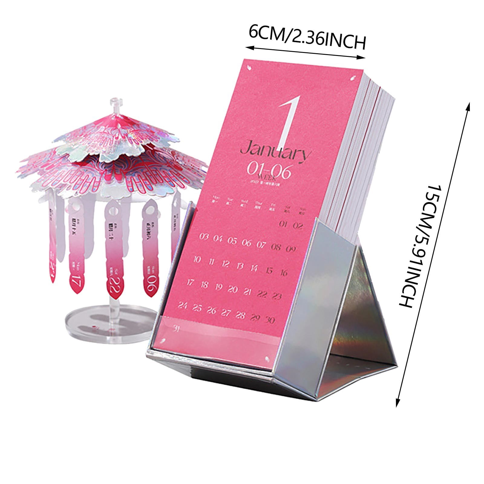 Calender! 2025 Tear Off Weekly Calendar: Creative Desktop Decoration ...