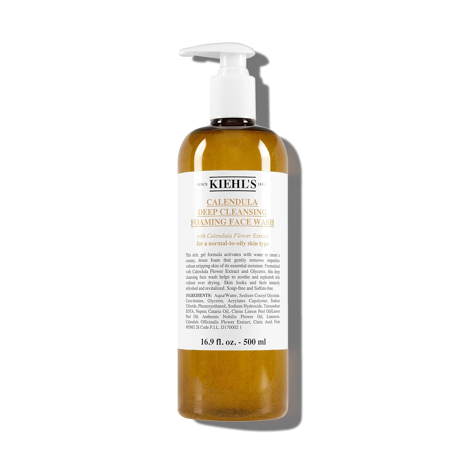 Calendula Deep Cleansing Face Wash, Balances Skin While Gently Removing ...