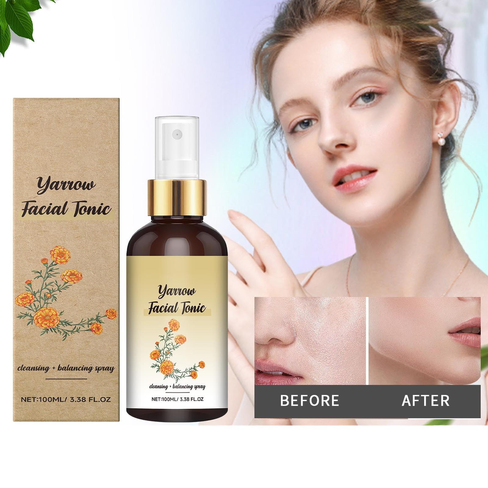 Calendula Hydrating Balancing Spray 100ml Moisturizing Purifying Toner ...