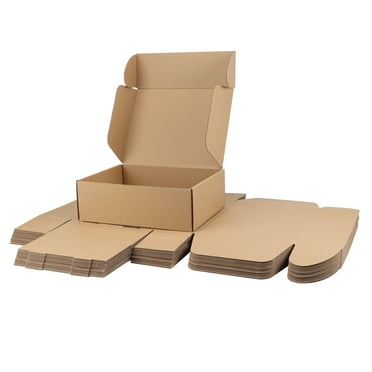 Calenzana 12x9x3 Brown Shipping Box Set of 20, Corrugated Cardboard ...