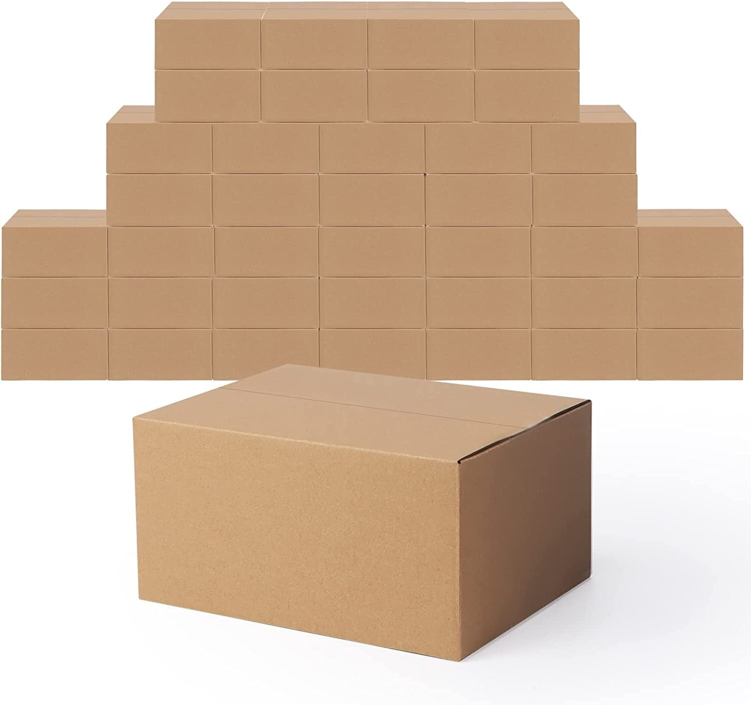 Calenzana 40-Pack 8x6x4 Recycled Corrugated Cardboard Boxes ...