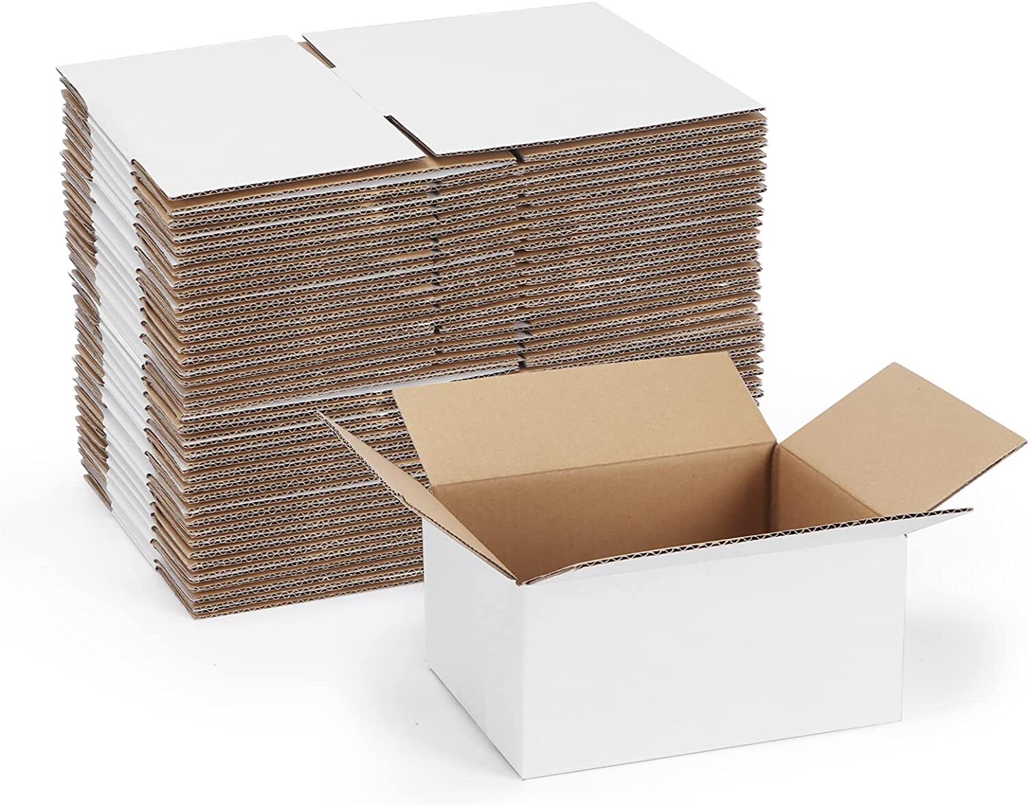 Cubed Fixed-Depth Corrugated Shipping Boxes, Regular Slotted Container ...