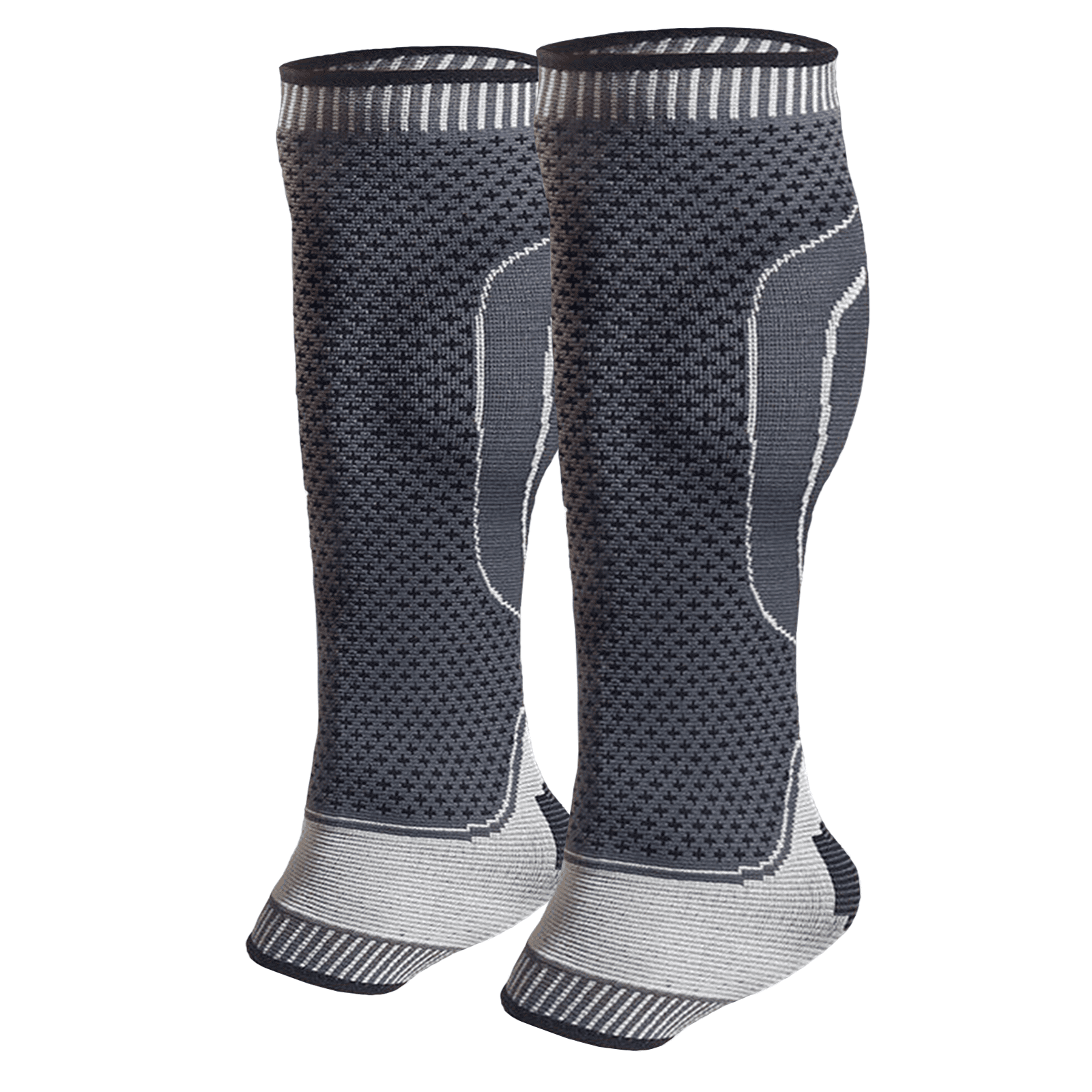 Calf Compression Sleeve Ankle Brace Leg Support Socks Foot Fasciitis ...